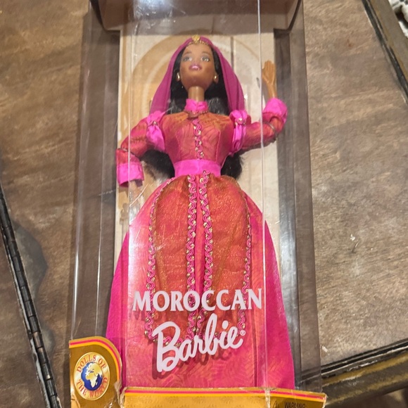 Barbie | Toys | Barbie Moroccan Doll In Vibrant Pink And Gold Attire ...